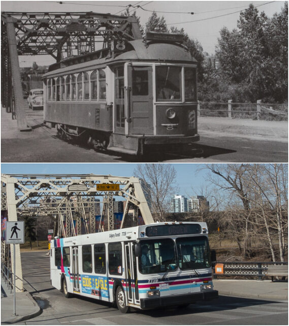 MacDonald Bridge Calgary ~70 Years Apart | Then And Now