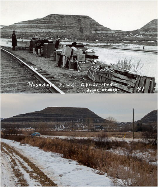 Rosedale Alberta 1948 & 2016 | Then And Now
